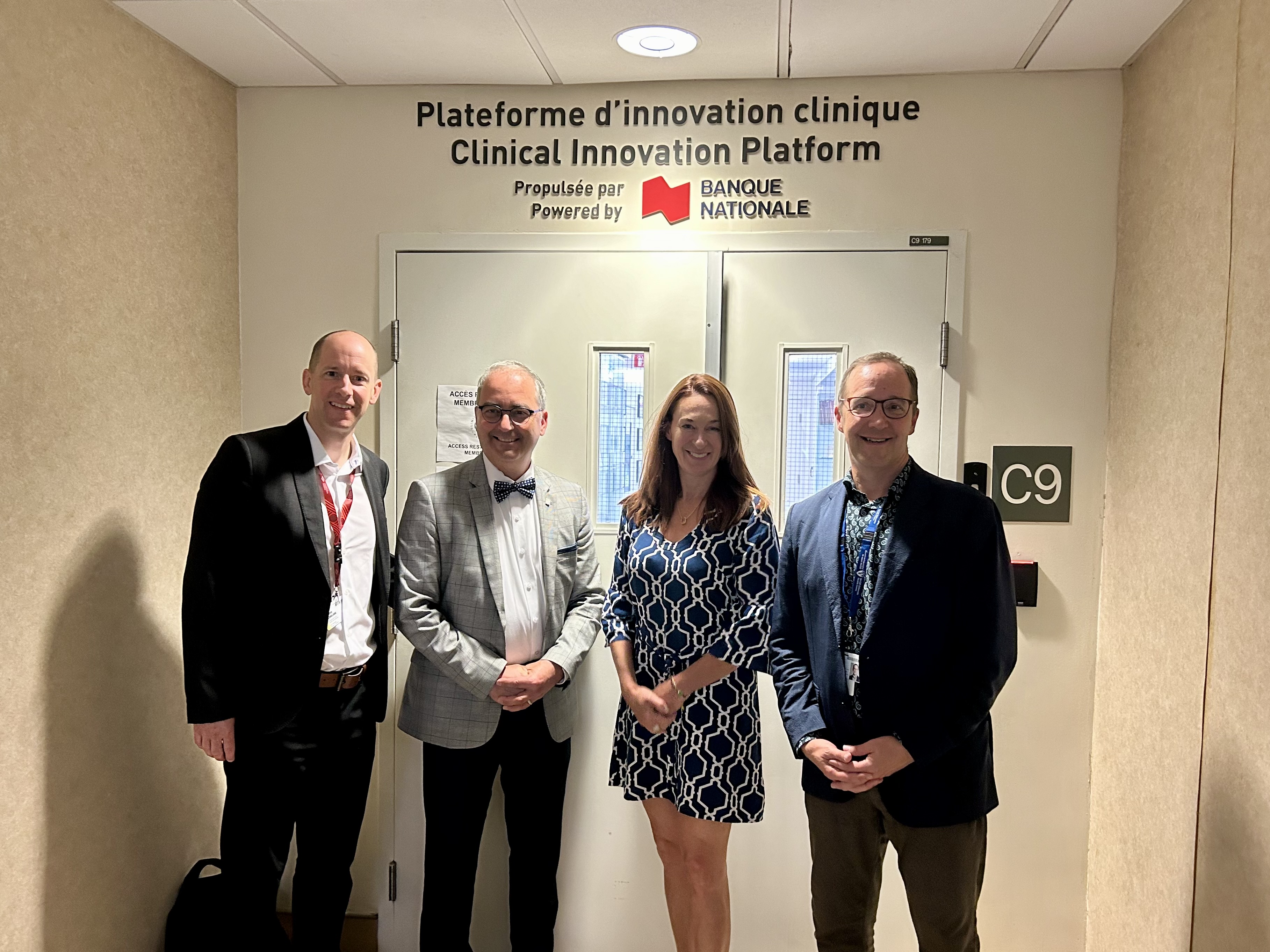 A visit from Luc Sirois - Clinical Innovation Platform